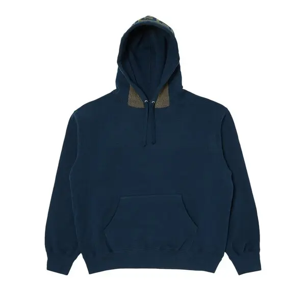 Supreme Jacquard Stripe Hooded Sweatshirt - Blue