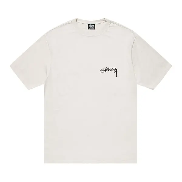StÜssy Arachnid Pigment Dyed Tee 'natural - White