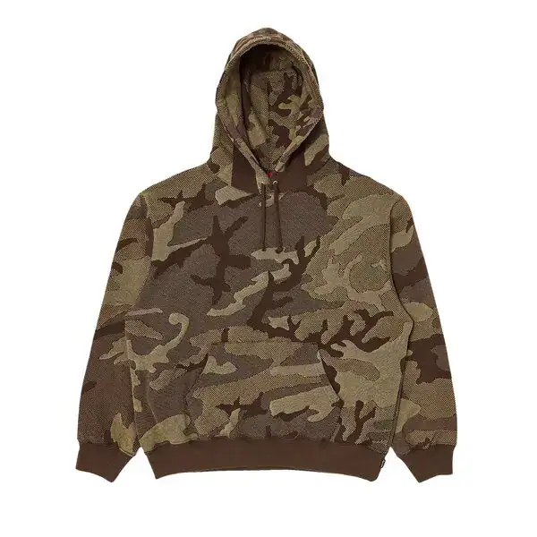 Supreme Jacquard Stripe Hooded Sweatshirt 