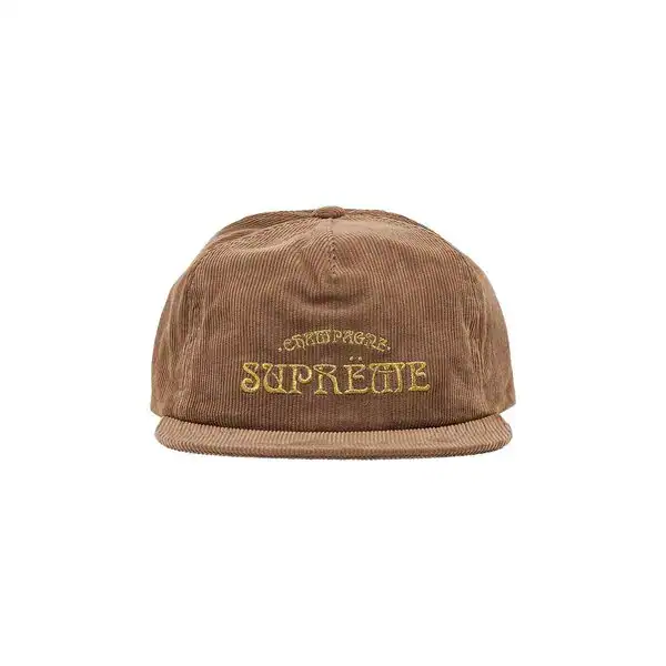 Baseball Cap Supreme Corduroy Panel Hat Buy Supreme Champagne