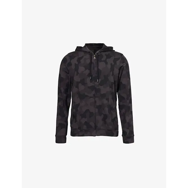 Derek Rose London Camouflage-print Modal-blend Hoody