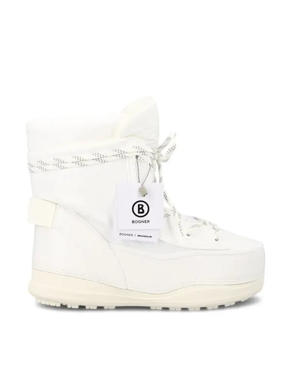 Bogner Lace-up Boots - White