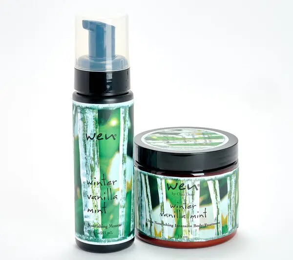 WEN By Chaz Dean Winter Body Treatment & Mousse Set