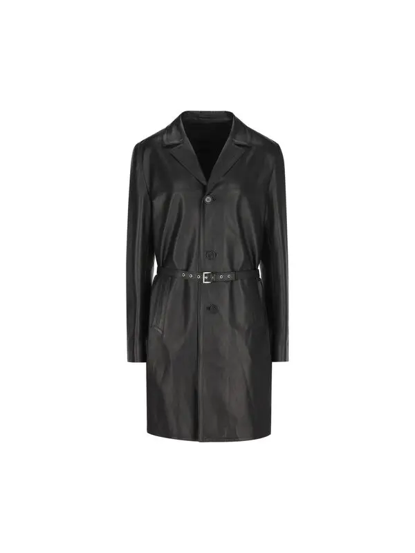 Prada Leather Coat