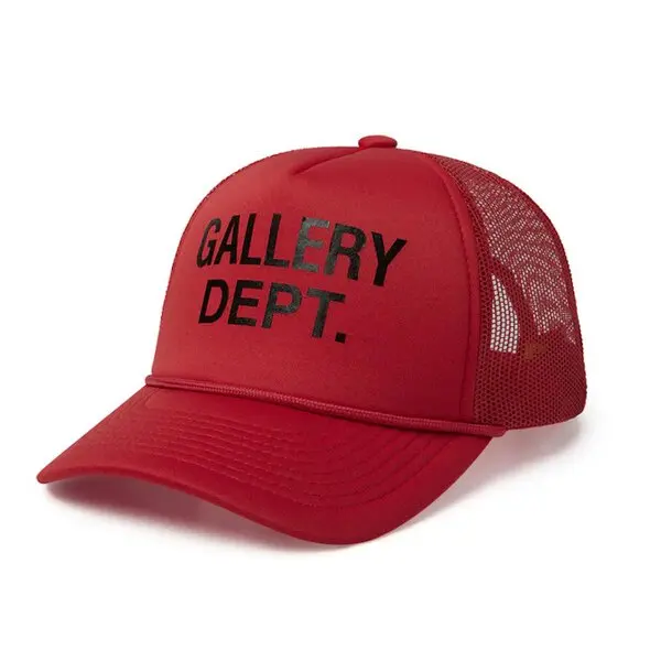 GALLERY DEPT. Gd Logo Trucker Cap - Red