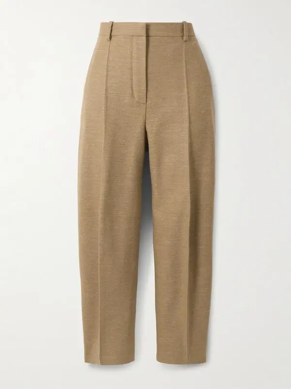 Loro Piana Dan Pleated Tapered Pants