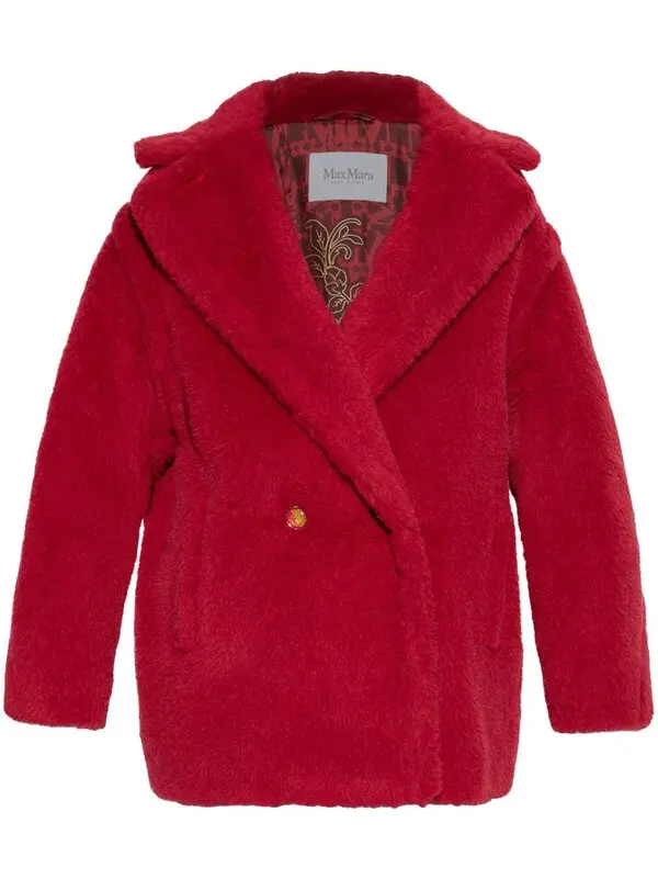 Max Mara Cuba Coat - Red