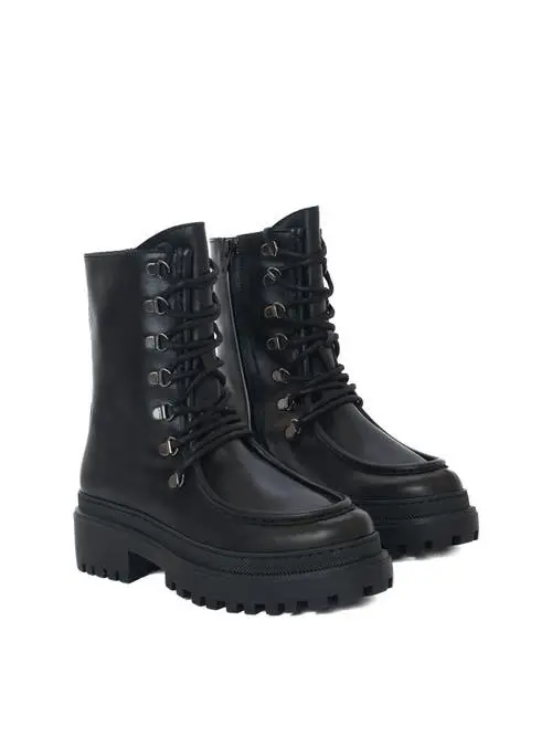MAGUIRE Lorena Combat Boots - Black
