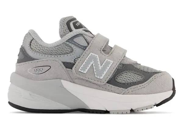NEW BALANCE 990v6 Hook And Loopin Sneakers - Grey/silver