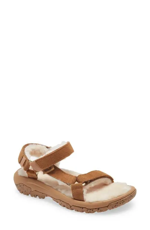 Teva Hurricane Genuine Shearling Lined Sandal