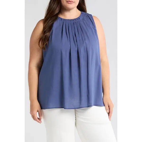 HARSHMAN Ciri Sleeveless Tencel® Top - Rhythm Blue