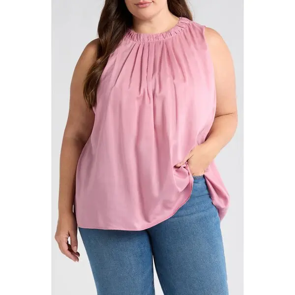 HARSHMAN Ciri Sleeveless Tencel® Top - Blush Pink