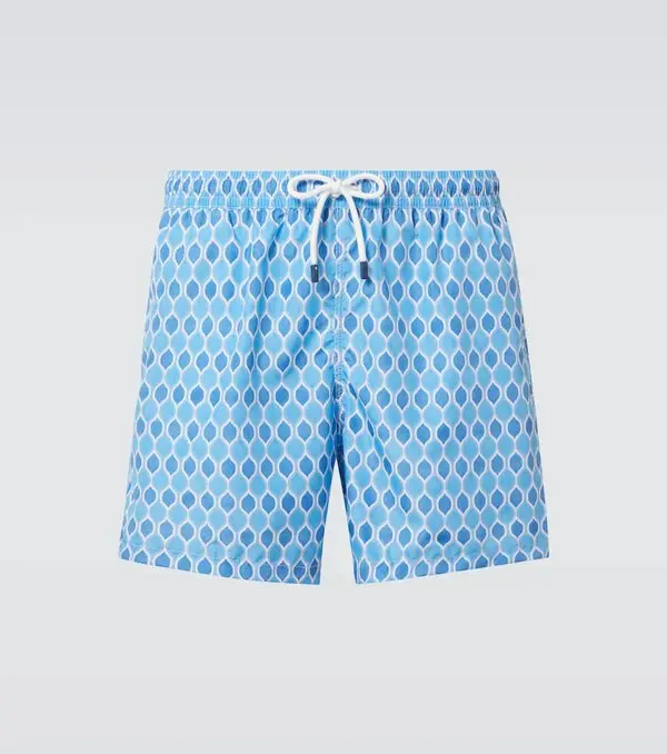 Fedeli Printed Swim Trunks