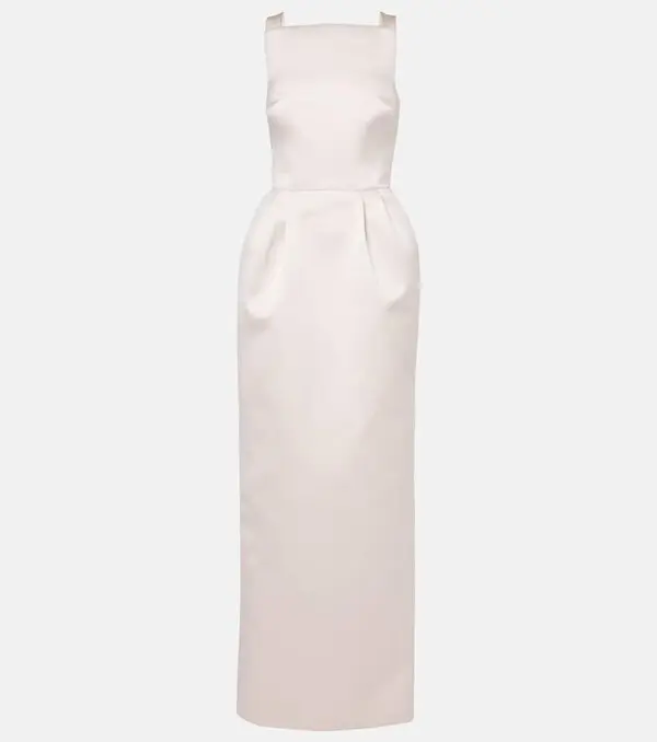 Safiyaa Trecchi Embellished Satin Gown