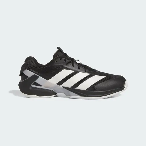 Adidas Adizero Ubersonic 5 Tennis Shoes - Core Black / Zero Metalic / Silver Metallic