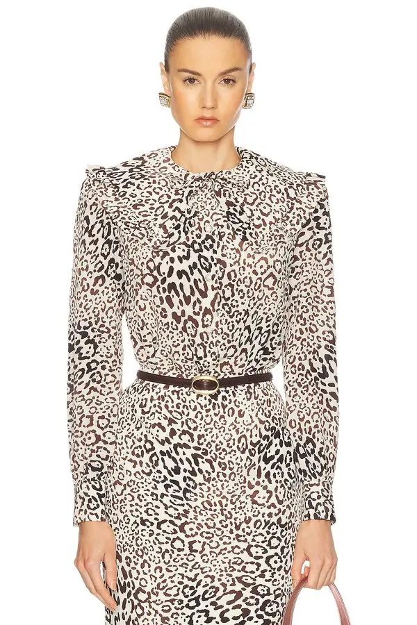 Alessandra Rich Long Sleeve Top