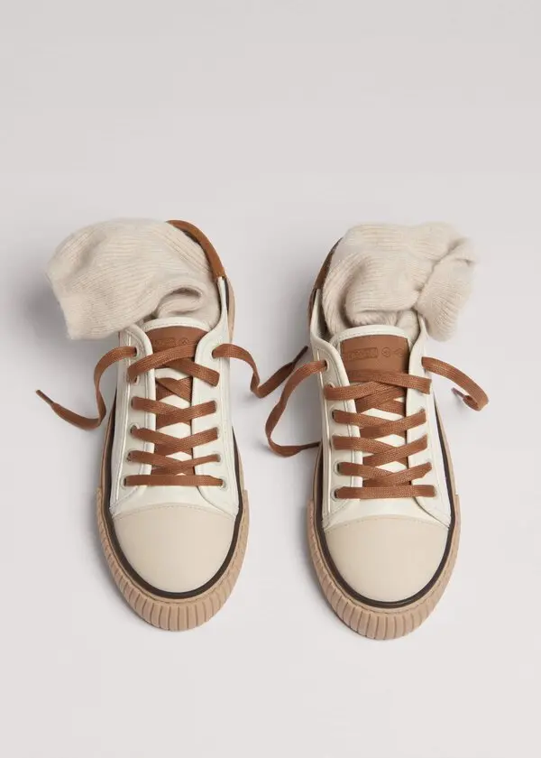 ME+EM Canvas Low Top Trainer