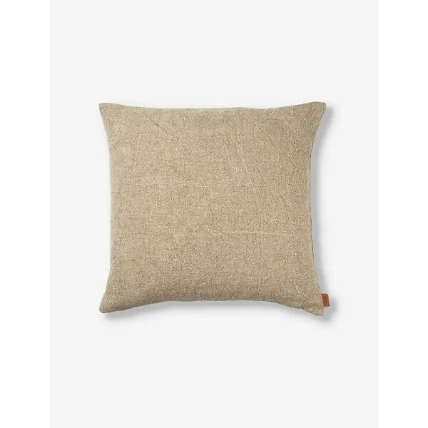FERM LIVING Heavy Square Linen Cushion 50cm X 50cm