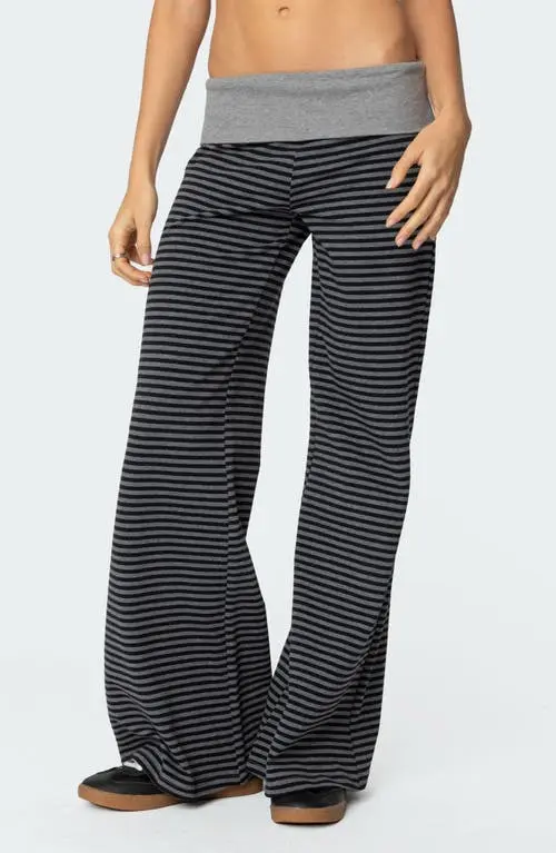 EDIKTED Meggy Colorblock Stripe Pants