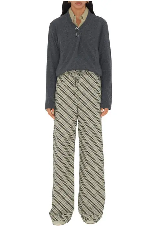 Burberry Check Cotton Pyjama Trousers
