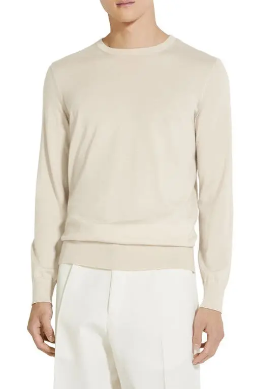 Zegna Cashseta Cashmere And Silk Sweater - Iuta Beige