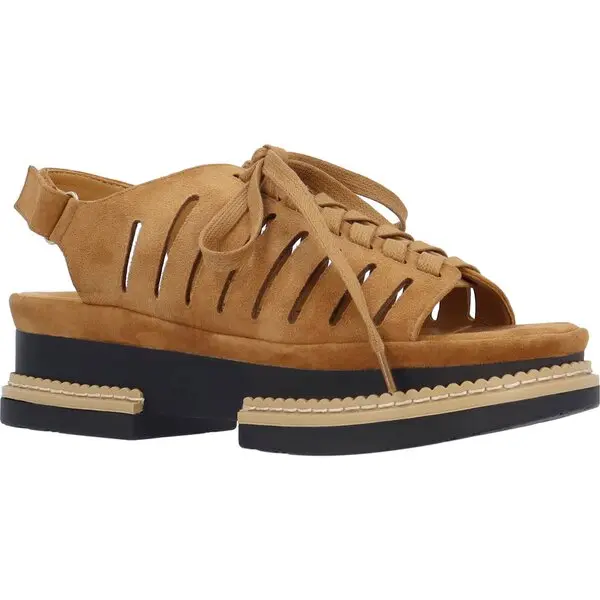L'AMOUR DES PIEDS Adriel Slingback Sandal - Coffee