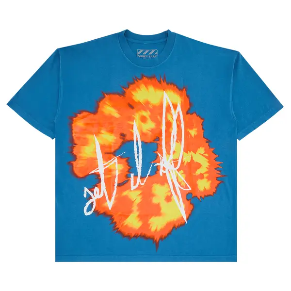 DENIM TEARS X Offset Set It Off #2 T-shirt - Blue