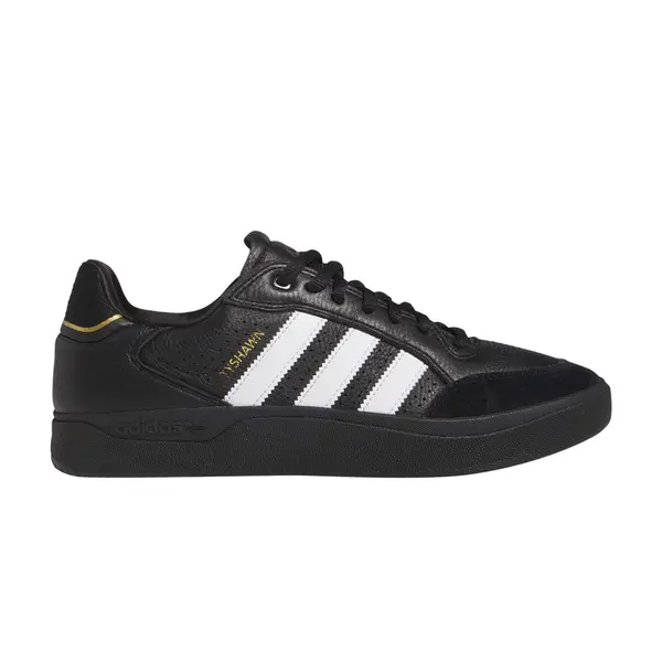 Adidas Tyshawn Low Leather Sneakers - Black