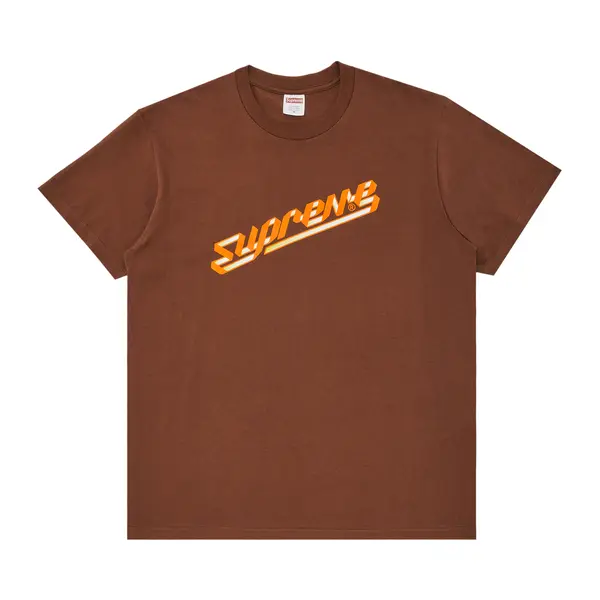 Supreme Banner Tee - Brown