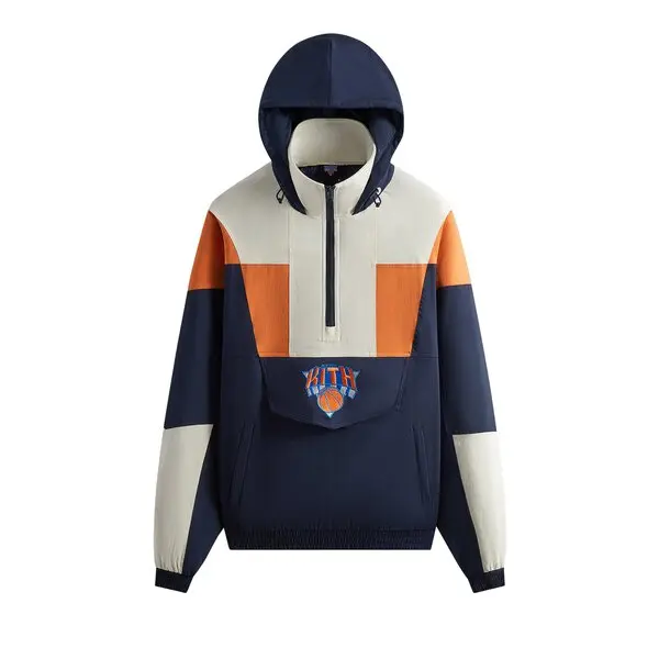Kith For The New York Knicks Quarter Zip Anorak - Multicolor