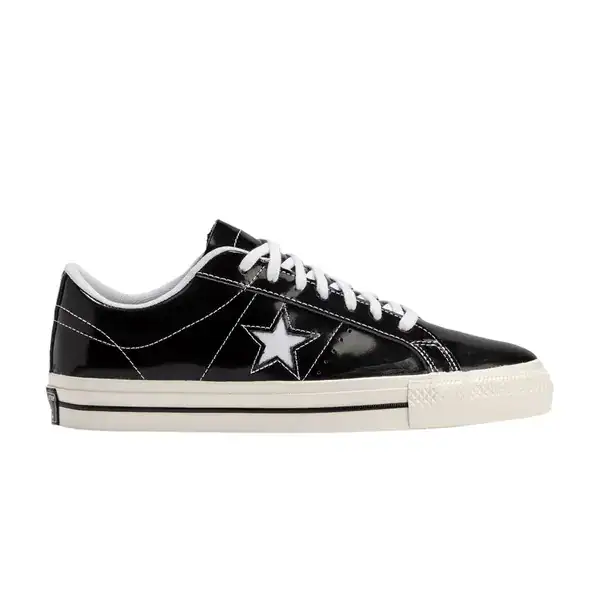 CONVERSE One Star Low ' Patent - Black | Editorialist