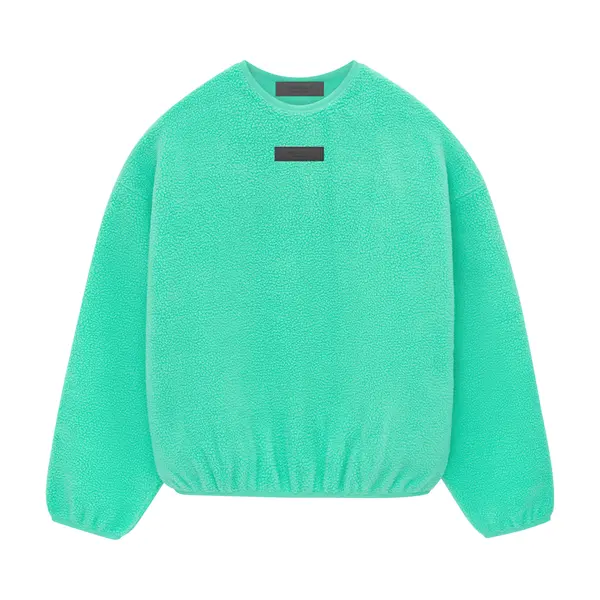 Fear Of God Polar Fleece Crewneck 'mint Leaf - Green