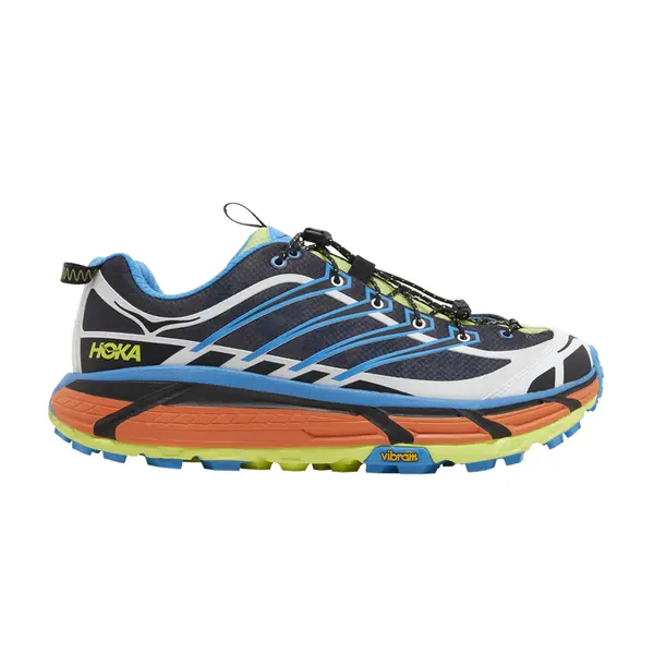 Hoka Mafate Three2 Diva Blue Orange - Black
