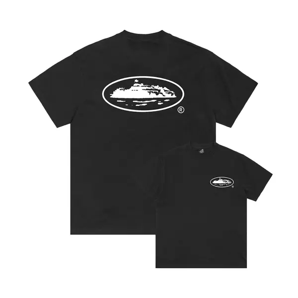 CORTEIZ Og Island Logo Tee - Black