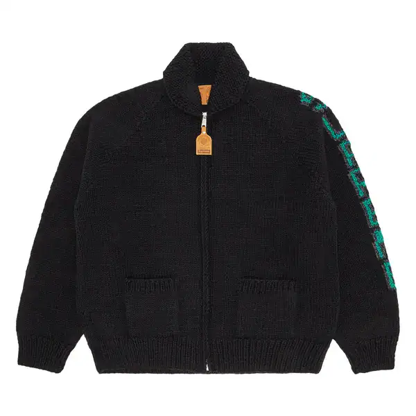 Supreme Camacho Cowichan Sweater - Black | Editorialist