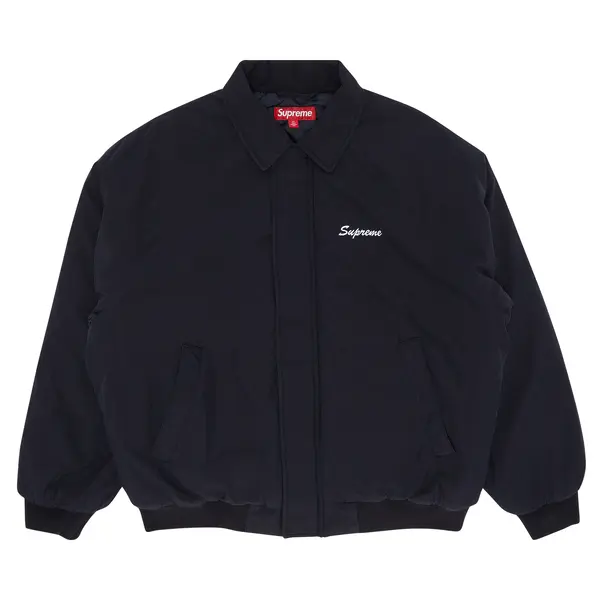 Supreme Peace Embroidered Work Jacket - Blue | Editorialist