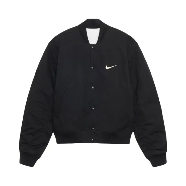 StÜssy X Nike Reversible Varsity Jacket - Black