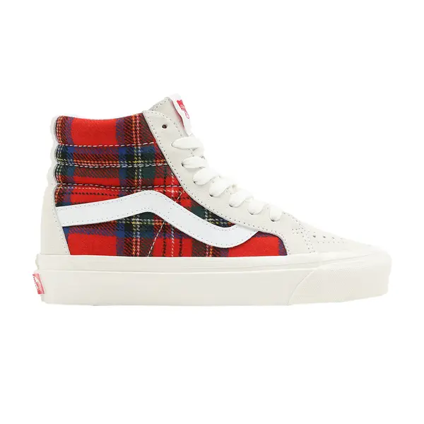 VANS Pendleton X Sk8-hi 38 Dx Anaheim Factory Royal Stewart Tartan - Red