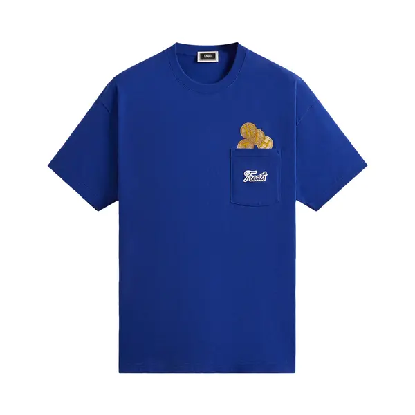Kith Treats Hanukkah Gelt Coins Pocket Tee - Blue