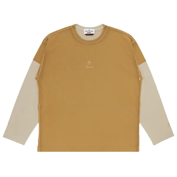 Supreme X Stone Island Long-sleeve Top - Tan