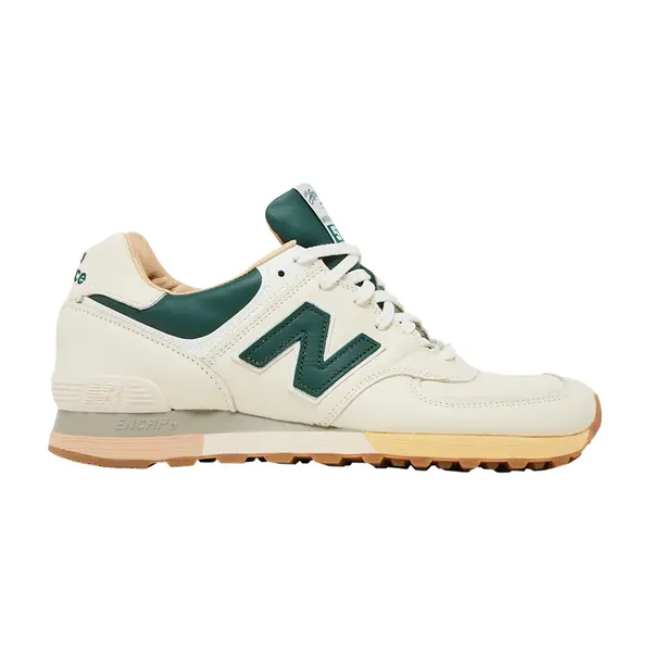 NEW BALANCE The Apartment X 576 Made In England 'evergreen' Sneaker - Cream