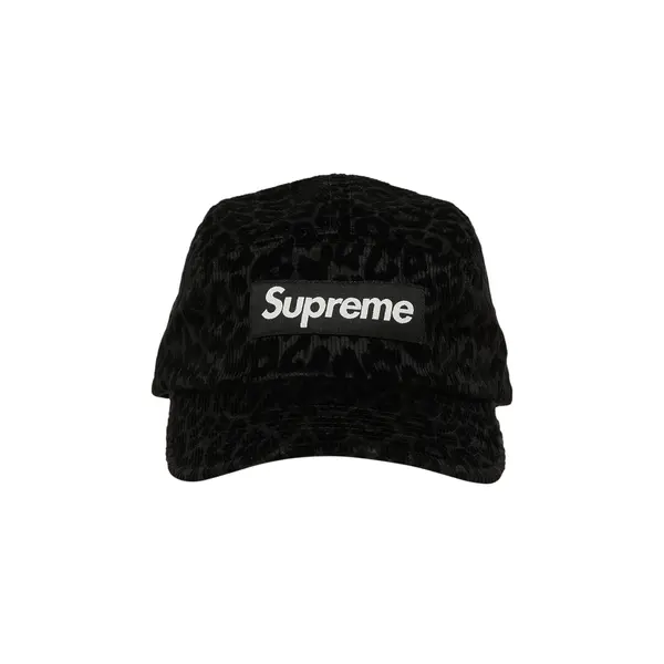 Supreme Leopard Corduroy Camp Cap 23aw