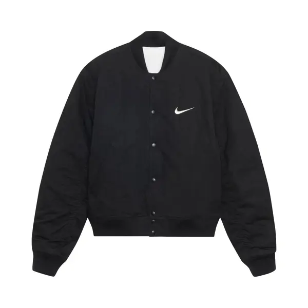 StÜssy X Nike Reversible Varsity Jacket - Black