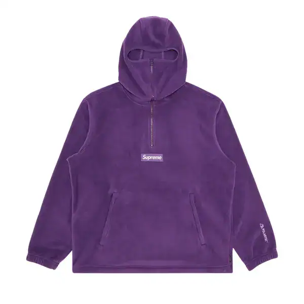Supreme Warm Up Hooded Sweatshirt Ss24 Purple Editorialist