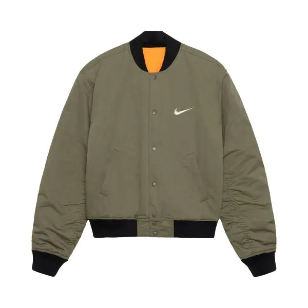 StÜssy X Nike Reversible Varsity Jacket - Green