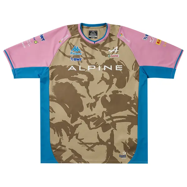 PALACE X Kappa For Alpine Driver Jersey - Tan