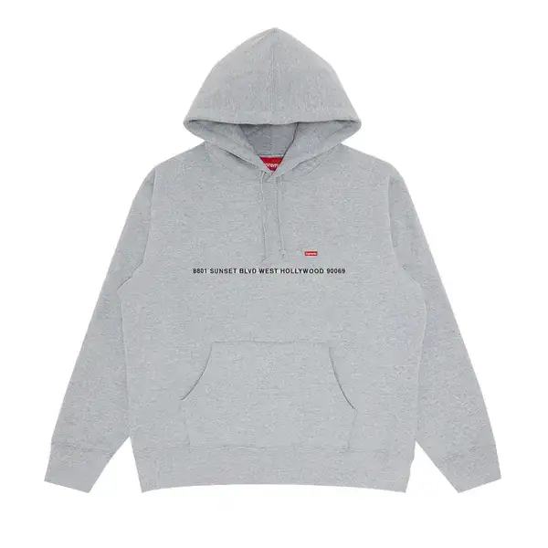 Supreme Shop Small Box Logo Hooded Sweatshirt - Grey | Editorialist