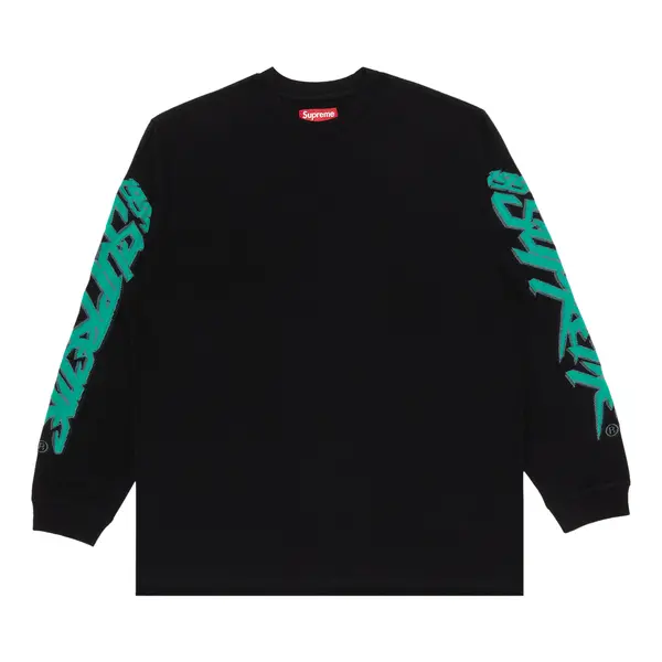 Supreme Racing Intarsia Long-sleeve Top - Black