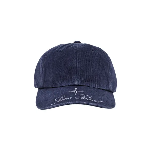 帽子 Supreme Stone Island Denim 6-Panel Cap Supreme x Stone Island Denim 6-panel Cap | Blue | FARFETCH CA