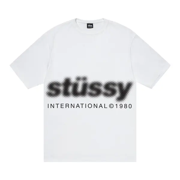 StÜssy Blur Tee - White